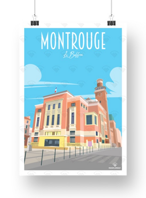 Affiche Montrouge - Le Beffroi – Maison Landolfi
